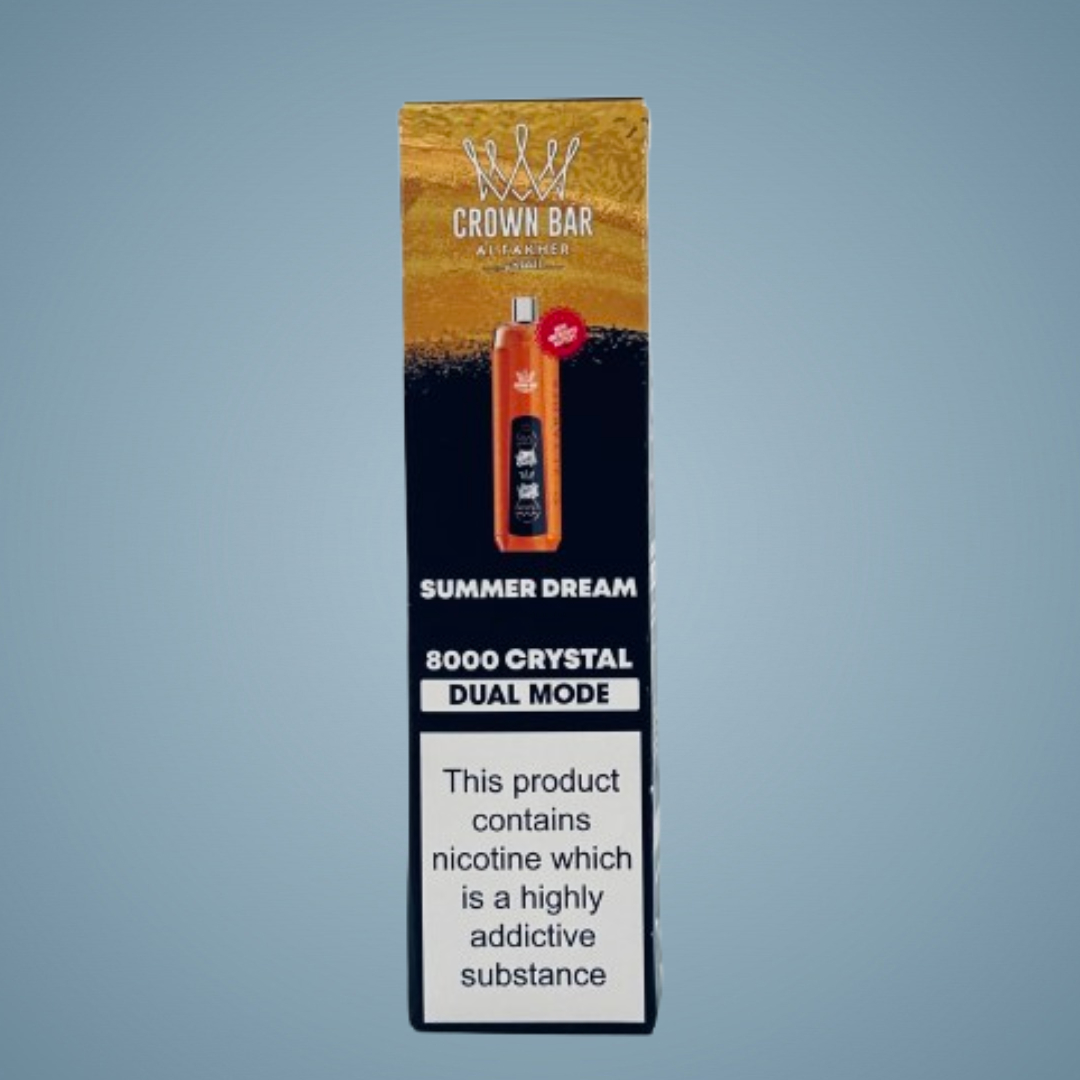 Al Fakher Crown Bar 8000 Crystal Pro 5ct | Elite Distributor