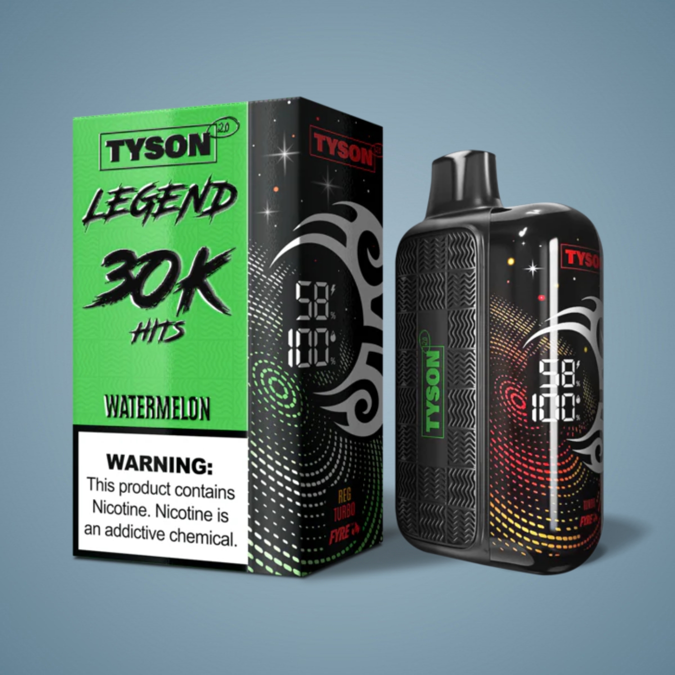TYSON 2.0 LEGEND 30000 Delivers Smooth and Powerful Hits